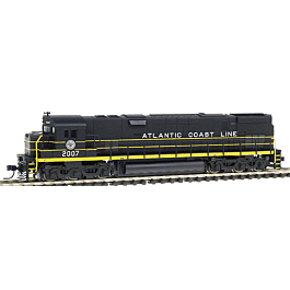 Atlas - Alco C628 Phase I - Standard DC - Master(R) - Atlantic Coast Line #2007 (black, yellow ...