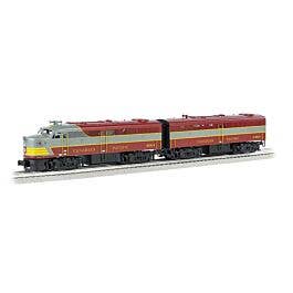 Bachmann - Alco FA1 (Powered)-FB1 (Unpowered) Set - Conventional 3-Rail ...