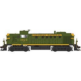 Bowser - Alco RS3 - Standard DC - Canadian National #3023 (green, yellow, black) - 6-25257