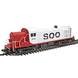 Atlas - Alco RS3 - Standard DC - Master(R) Silver - Soo Line #372 (red, white) - 150-10000075