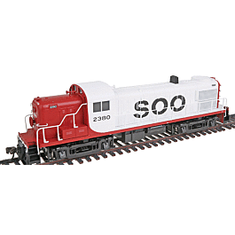 Atlas - Alco RS3 - Standard DC - Master(R) Silver - Soo Line #2380 (red ...