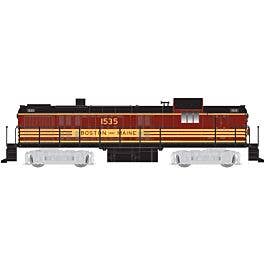 Atlas - Alco RS3, Water-Cooled Exhaust - Standard DC - Classic Silver - Boston & Maine #1542 ...