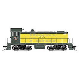Atlas - Alco S2 - Standard DC - Master(R) Silver - Chicago & North Western #1035 (yellow, green ...