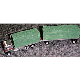 TnS - American Trucks - Flatbed & Trailer - White Freightliner Cabover ...