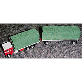 HLP - American Trucks - Flatbed & Trailer - White Freightliner Cabover ...