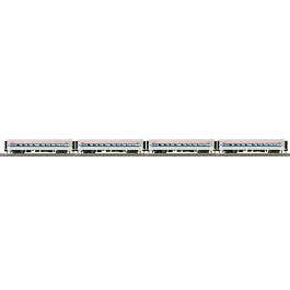 MTH - Amfleet Coach 4-Pack O-31 - 3-Rail - Ready To Run - Amtrak - 507 ...