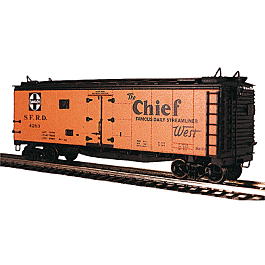 C&BT SHOPS - ATSF Steel Rebuilt Iced Reefer, Version B, 5' Swing Door ...