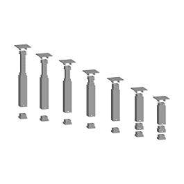 Noch - Base Plate Pier/Pillar Roadbed Support Incline Set - Easy-Track ...