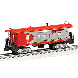 Lionel - Bay Window Caboose - Lighted - 3-Rail - Santa Fe #2973 ...