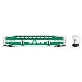 Rapido - Bi-Level Commuter Coach - Ready to Run - Go Transit Set No ...