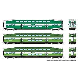 Rapido - Bilevel Commuter Cab Car & 2 Coach Set - Ready to Run - GO ...