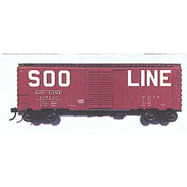 Laser-Art - Blueprint Series 40' AAR Boxcar w/6' Door - Soo Line ...