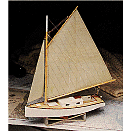 Midwest - Boat Kit - Chesapeake Bay Flattie (1/32 Scale) - 472-965