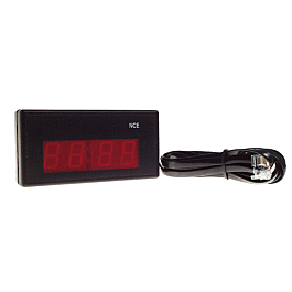 NCE - Cab Bus Clock - Clock - w/.800" High Digits - 524-206