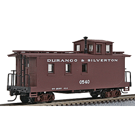 MicroTrain - Caboose 2 Window Cupola Nn3 - Durango & Silverton #0540 ...