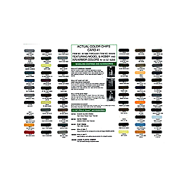 Floquil - Camouflage Color Chart - 270-595001