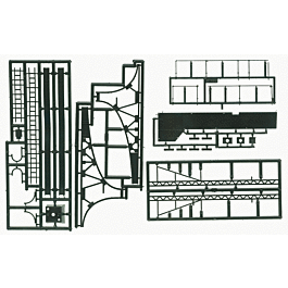 NJ Intl - Cantilever Signal Bridge Kit - 1 Track, Black - 525-4002