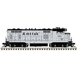 Atlas - CF7 - Standard DC - Master Silver - Amtrak #597 (silver, black ...
