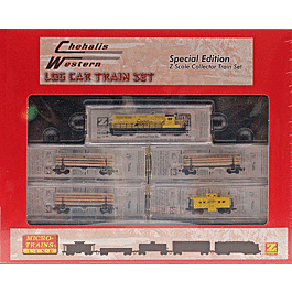 MicroTrain - Chehalis Western Log Train - Powered GP35 Diesel, Caboose ...