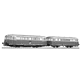 Roco - Class 5081 Diesel Railcar - Powered & Trailer Car, Era V (blue ...