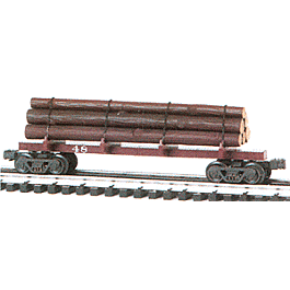 K-Line - Classic Skeleton Log Car w/6 Logs - #48 - 401-6638012
