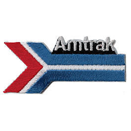 Sundance - Cloth Railroad Patch - Amtrak (Arrow; blue, red, white) - 2 ...