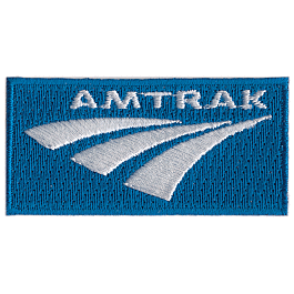 Sundance - Cloth Railroad Patch - Amtrak (Post-2001 Logo; blue, white ...