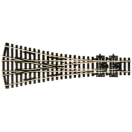 Peco - Code 100 Medium Radius Three-Way Turnout - Streamline ...