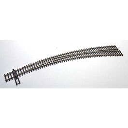 Walthers - Code 83 Nickel Silver DCC-Friendly Curved Turnout - 24 and 28" Radii - Right Hand ...
