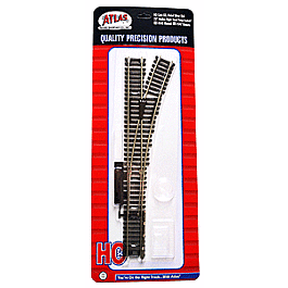 Atlas - Code 83 Snap-Switch(R) Manual Turnout - 22" Radius, Right Hand ...
