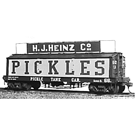 Westerfld - "Coffin" Pickle Tank Car - Heinz - 783-2202