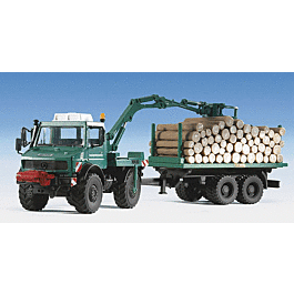 Kibri - Construction Equipment - Unimog Euro II Short Wheelbase w/Log ...