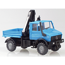 Wiking - Construction Unimog - U 1850 w/Loading Crane (light blue ...