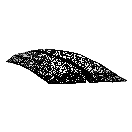 Midwest - Cork Roadbed - 36 x 1-1/8 x 1/8" 91.4 x 2.9 x .3cm - Single ...