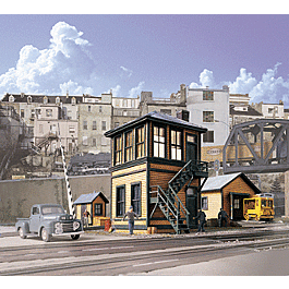 Walthers - Cornerstone Series(R) Built-ups Trackside Structures Set ...