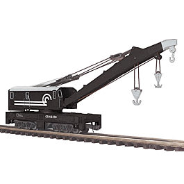 MTH - Crane - 3-Rail - Ready to Run - Premier - Conrail (black, white ...