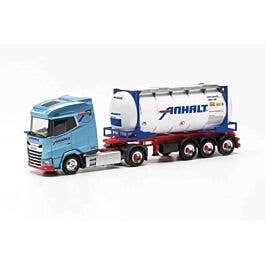 Herpa - DAF XG Tractor with Container Chassis & Tank Container ...