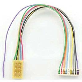 TCS - DCC Decoder Harness - T-3.5"-UK NMRA 8-Pin Plug Rotated 90 ...