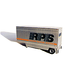 A Line - Decals - For 28' Parcel Trailers - Roadway - RPS - 116-50161