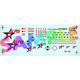 A Line - Decals - For 53' Plate Trailers - Alpis - 116-50184
