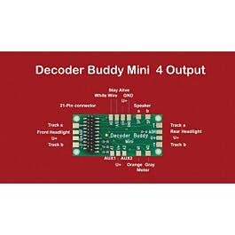 NixTrains - Decoder Buddy Mini - Locomotive Motherboard with 21-Pin ...