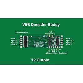 NixTrains - Decoder Buddy V5B - Locomotive Motherboard with 21-Pin ...