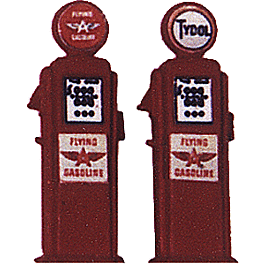 JL Innov - Deluxe Custom Gas Pumps - Painted - Flying "A" - 361-589