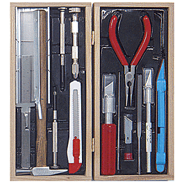 Excel - Deluxe Railroad Tool Set with Wooden Storage Box - 271-44289
