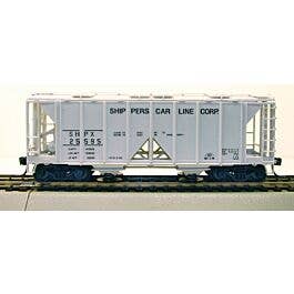 JAM - Deluxe Track Cleaning Car Bowser 70-Ton 34' 2-Bay Covered Hopper ...