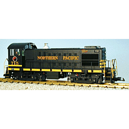 USA - Diesel ALCO S4 Switcher Powered - Northern Pacific (black, yellow ...