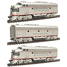 PCM - Diesel EMD F3 Phase 2a A-B-A Powered Set (DCC & Sound Upgradeable ...