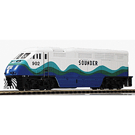Athearn - Diesel EMD F59PHI Powered - Seattle Sounder #2 - 140-2611
