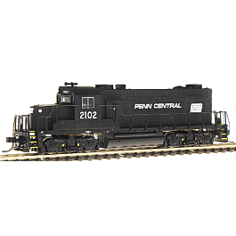 Walthers - Diesel EMD GP20 - Powered - Penn Central #2102 (black, white lettering) - 920-7871
