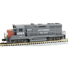 MicroTrain - Diesel EMD GP35 Powered - Southern Pacific #6323 (SP Lark Gray, SP Scarlet Red ...